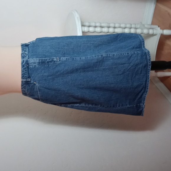 villager | Skirts | Villager Stretch Plus Size Pencil Denim Skirt ...